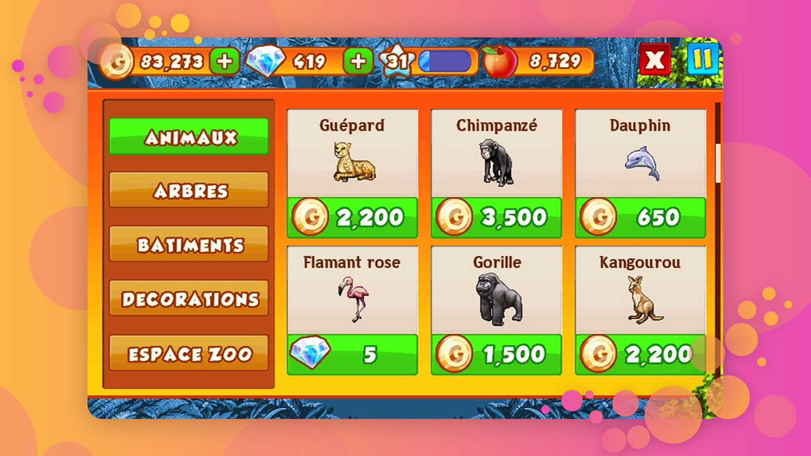 Product page - Wonder Zoo